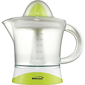 Brentwood J-17 40oz Electric Citrus Juicer, White