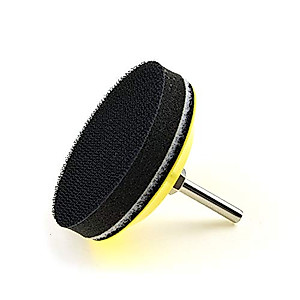 3 Inch Sanding Discs 100 PCS, POLIWELL 60-10000 Grits Hook & Loop Wet Dry Grinding Abrasive 3” Sandpaper +Backing Pad, Soft Foam Buffering Pad for Woodworking Automotive Metal