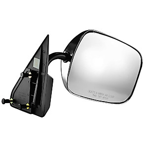 Dependable Direct Passenger Side Chrome Mirror for 88-00 C/K 1500 Chevy GMC Truck Suburban Manual Folding - Parts Link Number GM1321103