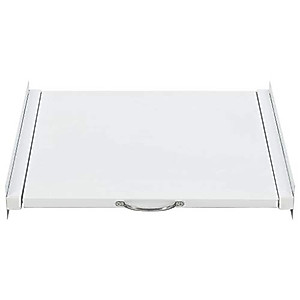 INLIFE Washing Machine Stacking Kit with Pull Out Shelf, Heavy Duty Dryer Accessories with Pull-Out Shelf Space Saving Shelf Staker for Washers Dryer Machines 23.6"x23.6"x3.1"(WxDxH)