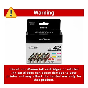 CanonInk CLI-42 5-Pack Value Ink Compatible to PIXMA PRO-100 for Printer