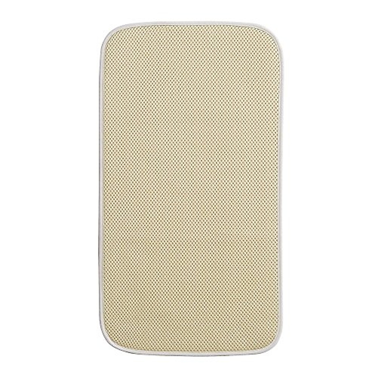 iDesign iDry Mini Absorbent Kitchen Countertop Dish Drying Mat - Wheat/Ivory