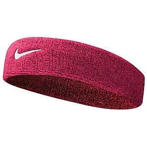Nike Swoosh Headband OSFM,Vivid Pink/White