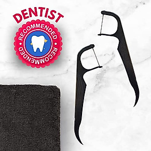 Orthofloss Dental Floss Picks for Braces| Dental Flossers & Picks for Teeth Cleaning | Innovative Arm Fits Under Arch Wire, Durable & Gentle Floss Threading, Helps to Prevent Cavities (60 Count)