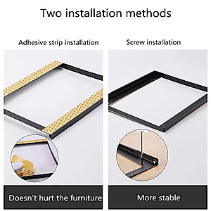 Pull Out Spice Rack Organizer for Cabinet,Under Sink Storage Organizer ,2 Tier Slide Out Storage Shelf for Kitchen Pantry Closet (L, Black)