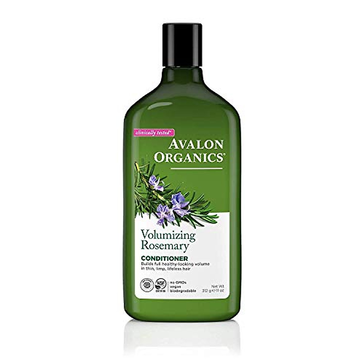 Avalon Organics Rosemary Conditioner - Volumizing Haircare to Reinforce Full, Healthy Looking Volume, 11 Oz