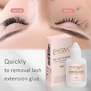 EMEDA Eyelash Extension Remover Gel Not for Clusters Glue 15ml Quickly Dissolves Powerful Lash Extension Glue Professional Removal for Lash Extensions Adhesive (15ml)