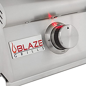 Blaze LTE 40-Inch 5-Burner Built-In Propane Grill With Rear Infrared Burner & Grill Lights - BLZ-5LTE-LP
