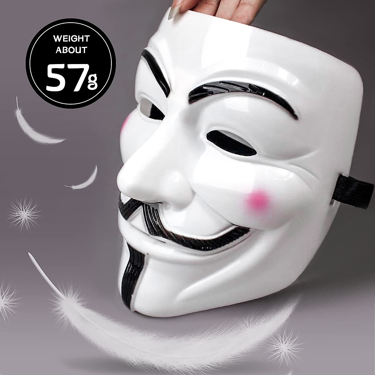 VANVENE Anonymous Guy Mask White