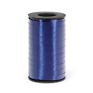 Berwick 3/8-Inch Wide by 250 Yard Spool Super Curl Crimped Splendorette Curling Ribbon, Navy