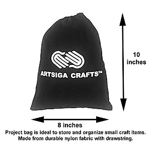 Tim Holtz Idea-Ology Structures Vignette Wooden Divided Drawer 3.5 x 10 inches with 3 Compartments, 1-Pack with 1 Drawer and 2 Movable Dividers per Pack, Bundled with Artsiga Crafts Storage Bag