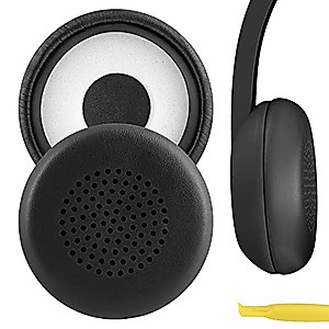 Geekria QuickFit Replacement Ear Pads for Skullcandy Uproar Wireless Headphones Ear Cushions, Headset Earpads, Ear Cups Cover Repair Parts (Black)