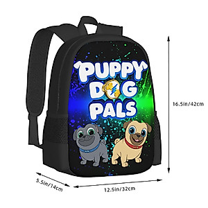 YZLONG Dog Lovely Pals 3d Printing Cartoon Backpack Casual Backpack Traveling Backpack With Adjustable Straps Blue