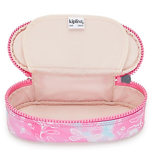 Kipling Women's Duobox Printed medium zipped pencase, Organize Accessories, Art Supplies, Makeup, Travel Organizer