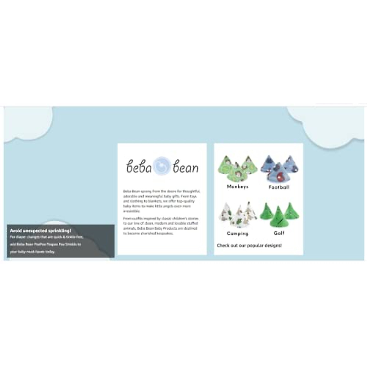 Pee-Pee Teepee Elephant Blue - Cello Bag