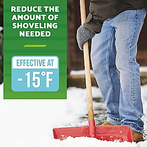 Green Gobbler Pet Safe Ice Melt Effective to -15° Fahrenheit | 35lb Pail | Fast Acting Treatment | Magnesium Chloride Ice Melt Pellets | No Concrete Damage