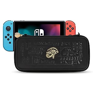 GeekShare Cute Carrying Case Compatible with Nintendo Switch/Switch OLED - Portable Hardshell Slim Travel Carrying Case fit Switch Console & Game Accessories - A Wrist Strap (Land of Mystery)