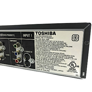 Toshiba D-VR600 Tunerless 1080i Up-Converting DivX Certified DVD Recorder VCR Combo,Black