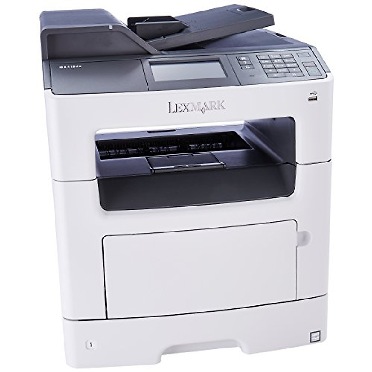 Lexmark MX410de Monochrome All-In One Laser Printer, Scan, Copy, Network Ready, Duplex Printing and Professional Features