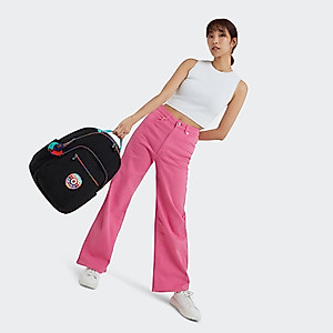 Kipling Seoul Large 15" Laptop Backpack Truly Black Rainbow