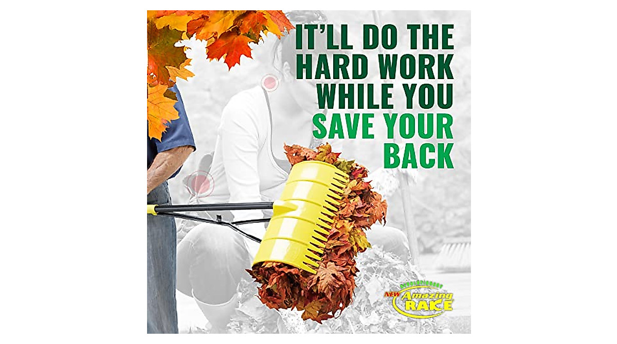 Amazing Rake - Heavy Duty Garden Tool for Easy Cleanup