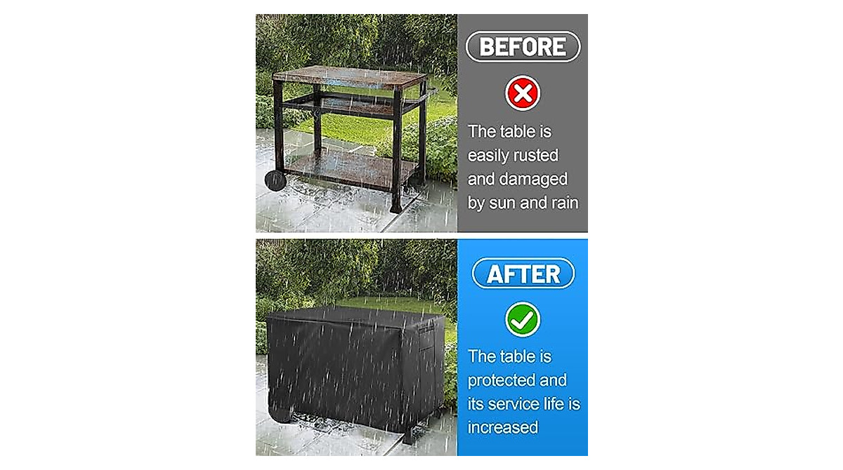 Waterproof Outdoor Dining Cart Cover for Royal Gourmet
