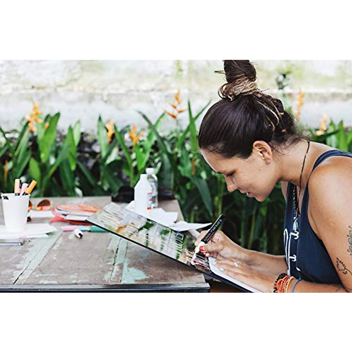 18 Classic Neon Chalk Markers Double Pack of Both Fine and Reversible Medium Tip Liquid Chalk Pens Wet Erasable - Menu Boards, Glass, Windows, White Boards, Classrooms, Mirrors, Chalk Boards, Plastic