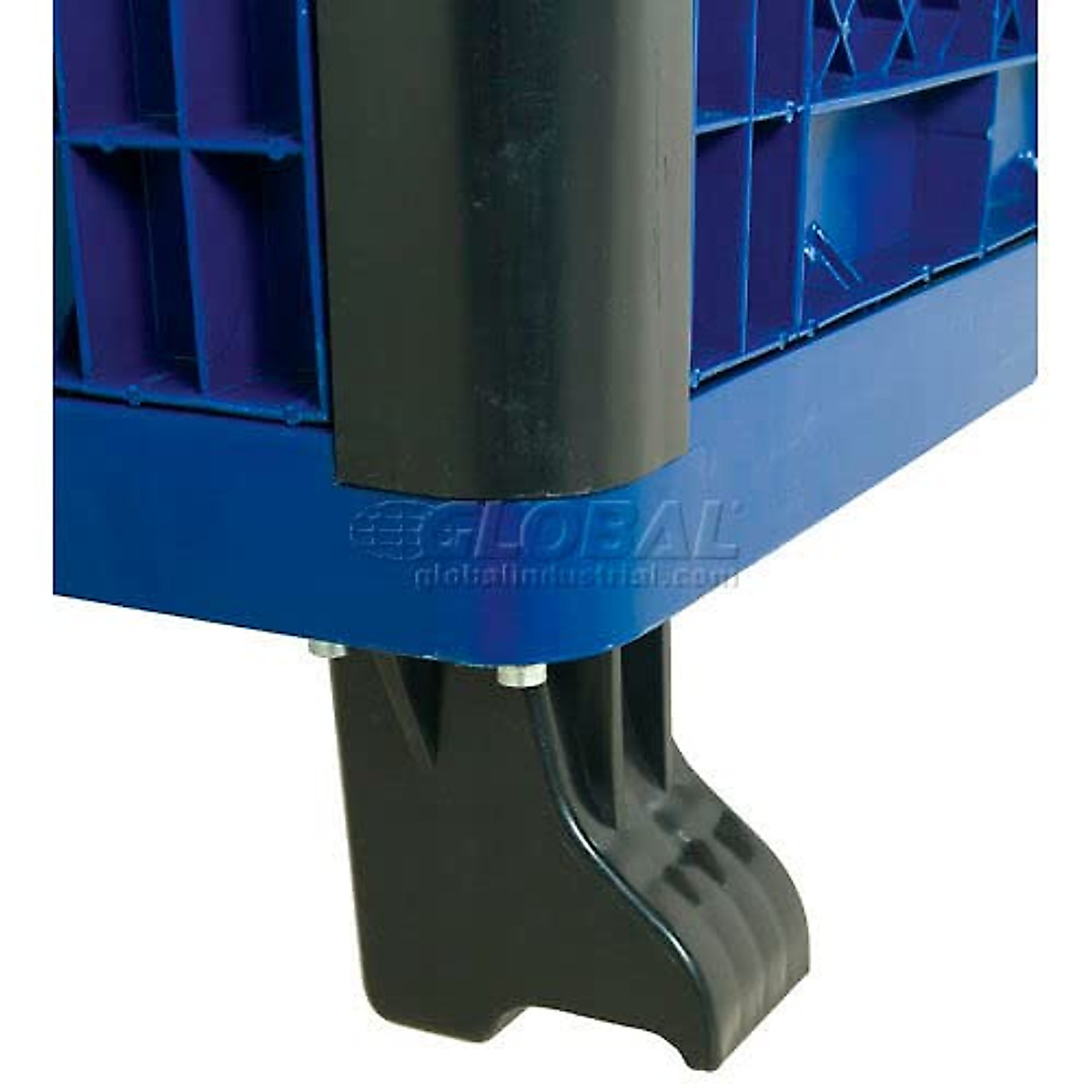 GLOBAL INDUSTRIAL Stakable Bulk Container w/ Collapsible Solid Wall, 39-1/4 inchL x 31-1/2 inchW x 29 inchH