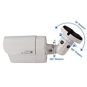 GW Security 32 Channel 4K NVR 5MP POE Audio & Video Security Camera System - 32 x 5MP 1920P Weatherproof Bullet Cameras,Built in Microphone, Quick QR Code Easy Setup, Pre-Installed 8TB Hard Drive