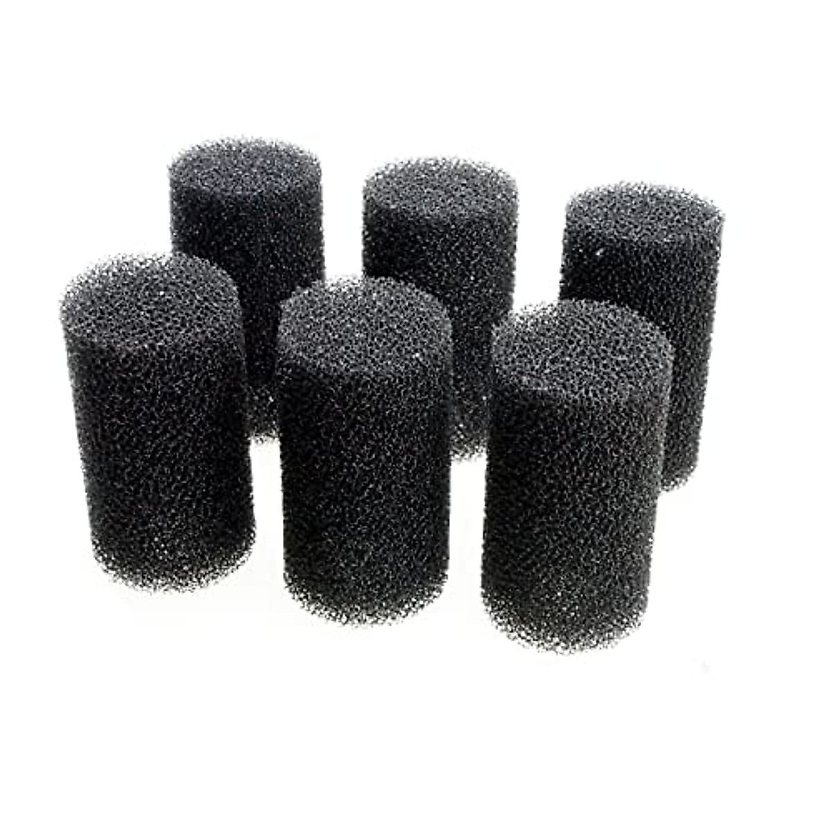 AQUANEAT 6-Pack Pre-Filter Sponge for Aquarium Shrimp Fry Fish Tank Filter 0.8” Intake, Replacement Foam Cover