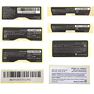 1PCS New Labels Stickers for Gameboy Advance GBA SP GBA GBC GBP Game Console Replacement (GBA SP 101)