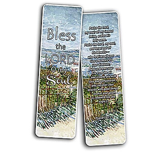 Christian Bookmarks Cards - in Christ Alone (30-Pack) - Gift Ideas for Sunday School, Youth Group, Church Camp, Bible Study - Easter Day, Thanksgiving, Christmas - Prayer Cards - War Room Decor