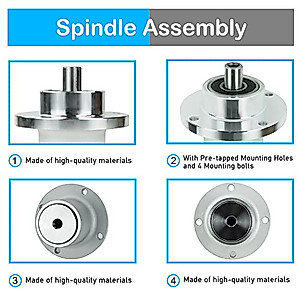 Spindle Assembly 037-2000-00 037-2050-00 for Bad Boy 42" 48" 54" Deck MZ Magnum Zero Turn Mower 3 Pack