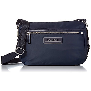 Calvin Klein Sussex Nylon Top Zip Crossbody, Navy