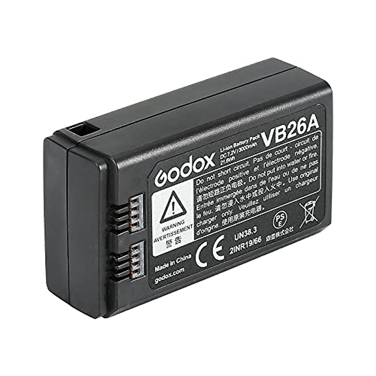GODOX V1 Battery VB26A VB26B VB26 Battery Replacement for V1S V1C V1N V1F V1O V1P V860III-S V860III-C V860III-N V860III-F V860III-O V850III AD100PRO Camera Flash Speedlite