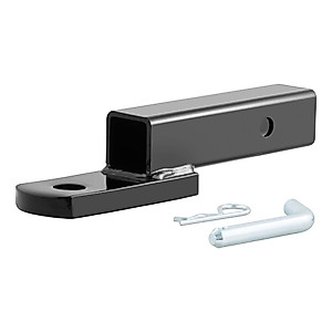 CURT 45012 Class 3 Trailer Hitch Ball Mount and Pin, Fits 2-Inch Receiver, 7,500 lbs, 1-Inch Hole, 2-In Drop, 3/4-Inch Rise