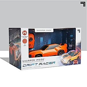 Sharper Image Drift Racer Remote Control Muscle Car, 2.4 GHz Wireless Controller, Functional LED Headlights