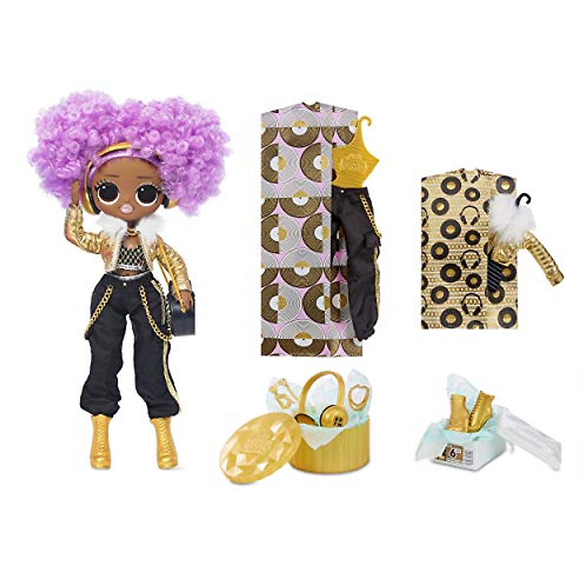 L.O.L. Surprise! LOL Surprise OMG 24K D.J. Fashion Doll with 20 Surprises
