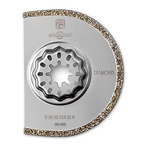 Fein Diamond Segmented Saw Blade for Removal of Marble, Epoxy Resin, Pozzolan Grouts, Corners and Edges - StarLock Mount, 2-15/16" Diameter - 63502114210