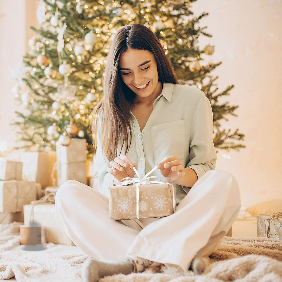 Unique White Curling Ribbon 100yds