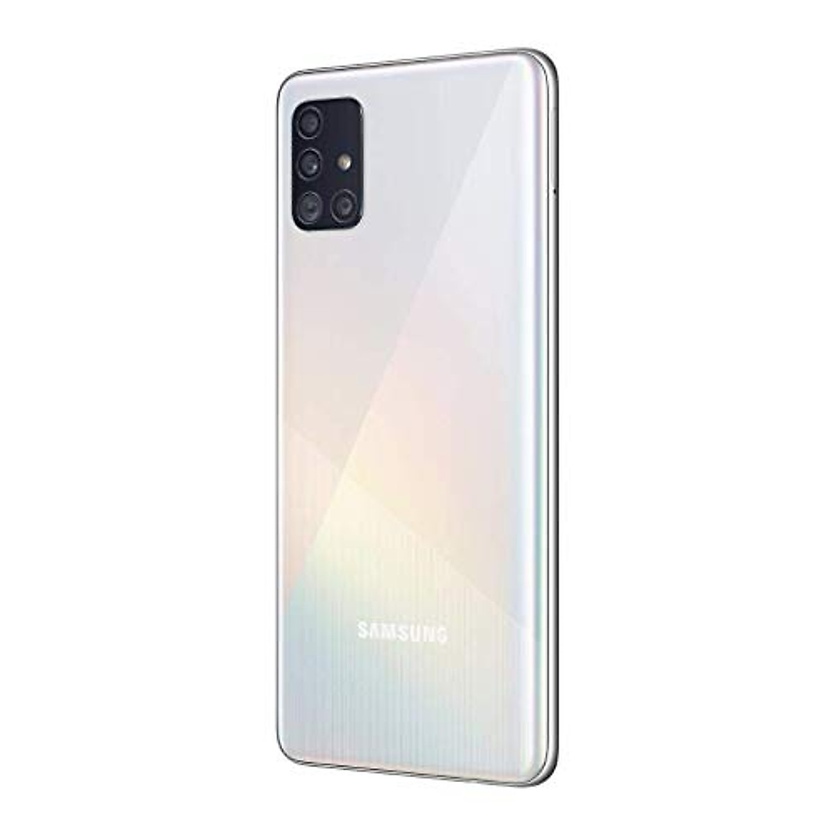 Samsung Galaxy A51 Factory Unlocked Cell Phone | 128GB of Storage | Long Lasting Battery | Single SIM | GSM or CDMA Compatible | US Version | White (Renewed)