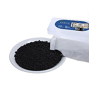 Refrigerator Deodorizer (4 Pack) - Natural Bamboo Activated Charcoal Odor Absorber, Outperforms Baking Soda Smell Eliminator, For Refrigerator, Room, Car, Wardrobe, Cabinet, Dustbin and Basement