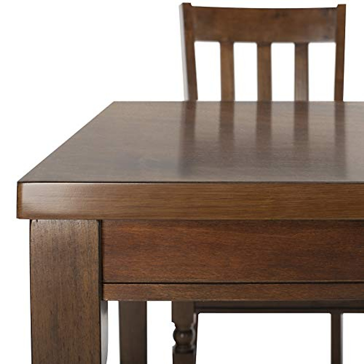 Safavieh Home Collection Kodiak 5 Piece Dining Set, Light oak and Black