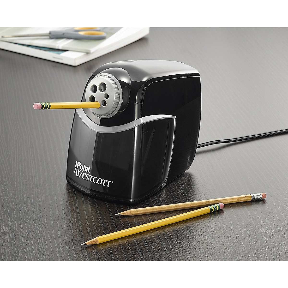 Westcott iPoint Heavy Duty Electric School Sharpener (16681) 8.25" x 7.75" x 5.75"