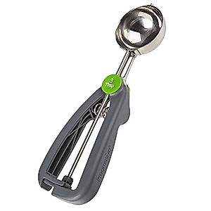Prep Solutions by Progressive Quick Release Cookie Scoop - 3 Tbsp.,Gray