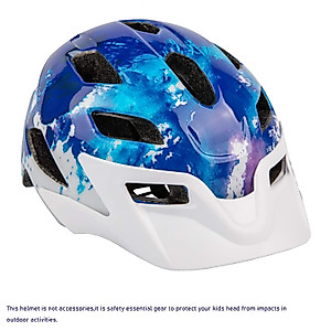 Kids Helmet, SIFVO Kids Bike Helmet Boys and Girls Bike Helmet with Cool Visor Helmet for Kids 5-14, Kids Bike Helmets Youth Bike Helmet Adjustable & Lightweight 50-57cm (Navy Blue)