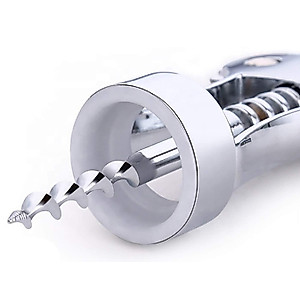 New Upgraded 2021: Classic Wing Corkscrew Wine Opener / Premium, Multi-functional, Restaurant Professional Waiter and Bartenders Best Wine Bottle opener. The Wing Corkscrew Double Hinged Wine Opener