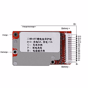 Battery PCB Board for 13Series 48V/54.6V Li-Ion Li-Polymer Batteries with Balance for Battery Cell Pack