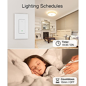 GHome 3 Way Smart Switch (4 Pack), Voice and App Control, Needs Neutral Wire, Flame Retardant Material
