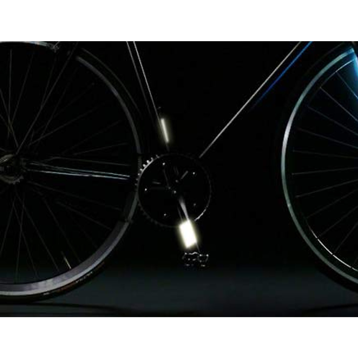 ATPC Japan Pedal Arm Reflector Reflector to Paste on Bicycle Crank Strong Reflection of Light Nightly Safety is Improved by 360 Degree Visibility Road Bike, MTB P.S.V Technology